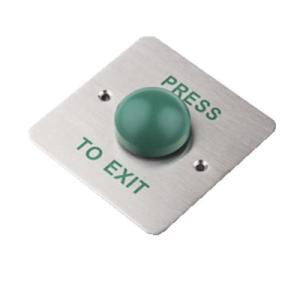Quality Dome Emergency Exit Push Button Stainess Less With Green Slikprinting for sale