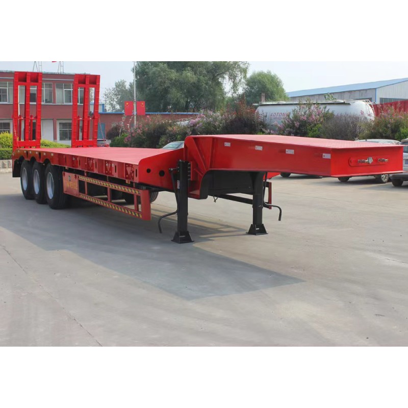 Car Semi Trailer in operation