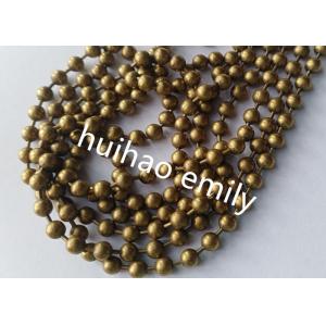 Quality 5mm Fireproof Steel Ball Bead Chain Curtain For Internal Partition for sale