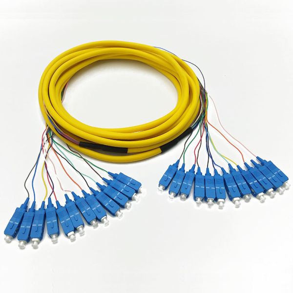 Quality SC-LC 12F Fiber Optic Patchcord with Low Insertion Loss High Reflection Loss and for sale