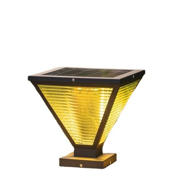Quality Durable Led Solar Powered Pillar Light Waterproof Electric Lamp Post for Outdoor Column for sale