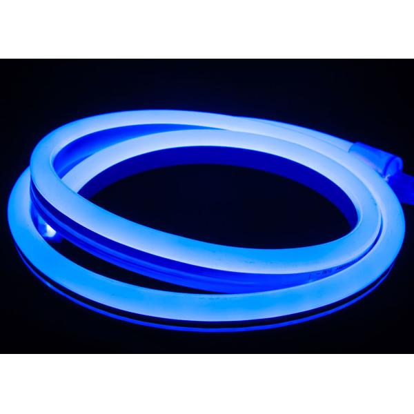 Quality Blue Led Neon Tube Light Flex  LED Neon Rope Light 14mm*26mm 10W/M Waterproof Soft Neon Strip Lights for sale