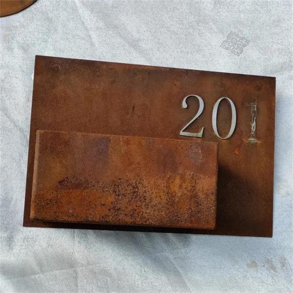 Quality Customization Garden Wall Flower Pots Decorative Hanging Corten Metal Planters Pots for sale
