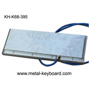 Quality Desktop Stainless steel Ruggedized Keyboard with Laser Trackball for sale