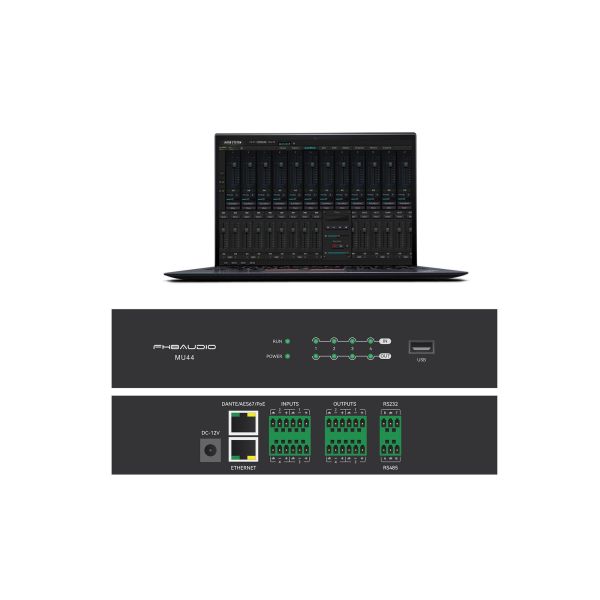 Quality Mini Effect DSP Audio Processor AFS ANC RS485 Control 4 In 4 Out for sale