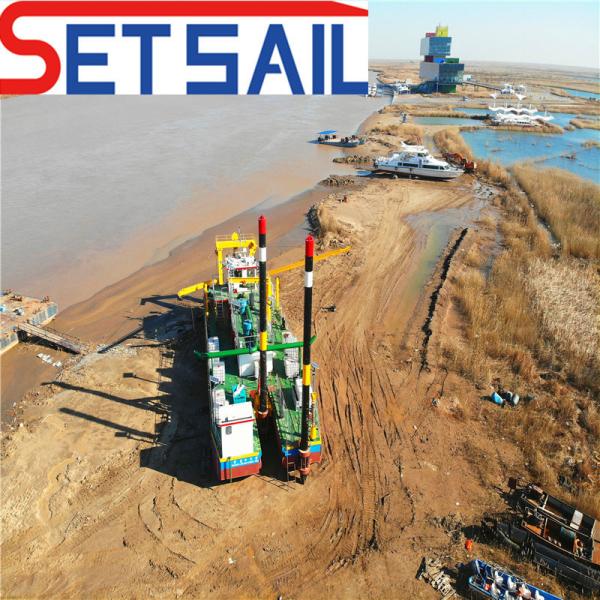 Quality QHCSD-228 Diesel Engine Hydraulic Cutter Suction Sand Dredging Machinery Professional for sale