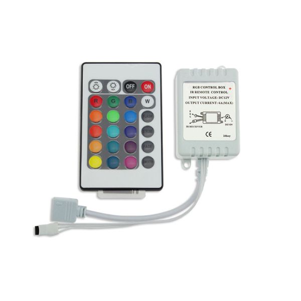 Quality IR Remote Control LED RGB Controller DC12V Mini 24 Key 44 Key for sale