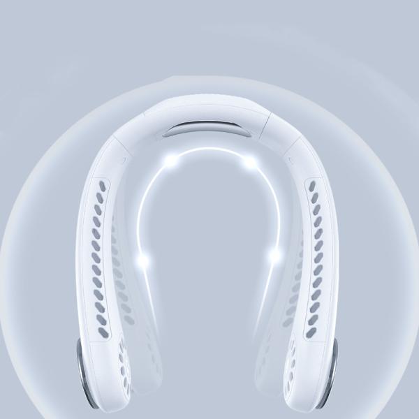 Quality 5V 1A Portable Neck Fan Air Conditioner ABS PC With LED Indicator for sale