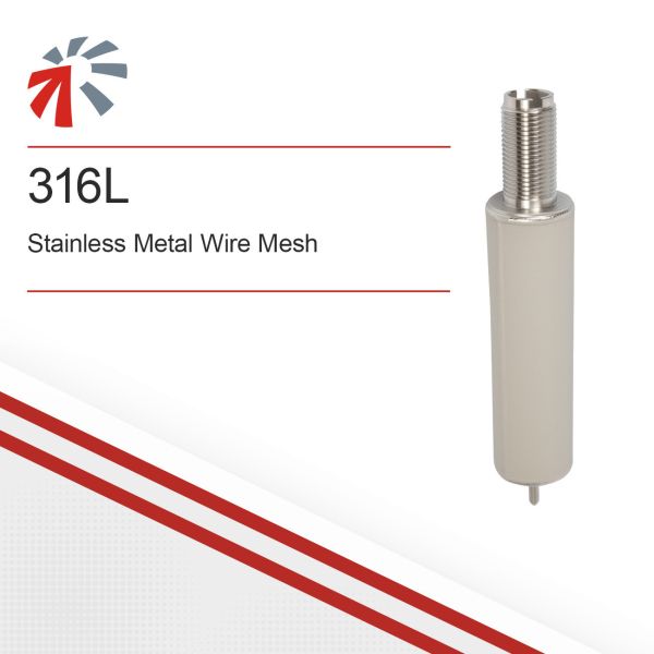 Quality 316L Stainless Steel Sintered Metal Wire Mesh Filter Element Customized Filter Connector for sale