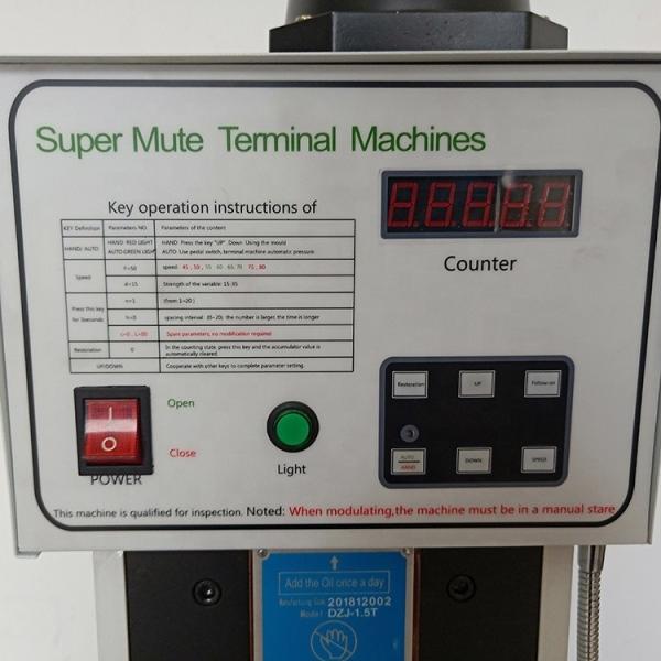 Quality 58KG Semi-automatic Wire Stripping Terminal Crimping Machine Wire Range 0.5-2 for sale