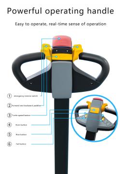 Aida Factory Electronic Stacker Hydraulic Lift Hand Pallet Truck Price Fully Automatic Stacker