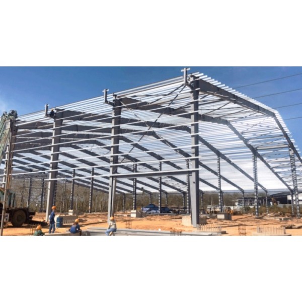Quality Prefab Steel Structure Building Fab. Garage for 1000sqm Truck Park in Kenya for sale