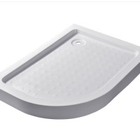 Quality Lightweight Fiberglass Walk In Shower Tray Pans For Homestays Bathtub Custom for sale