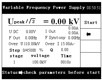 Portable Variable Frequency Resonant Withstand Voltage Test Set