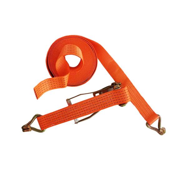 Quality 50mm Width Webbing Tie Down Straps Car Trailer Tie Down Straps EN12195-2 for sale