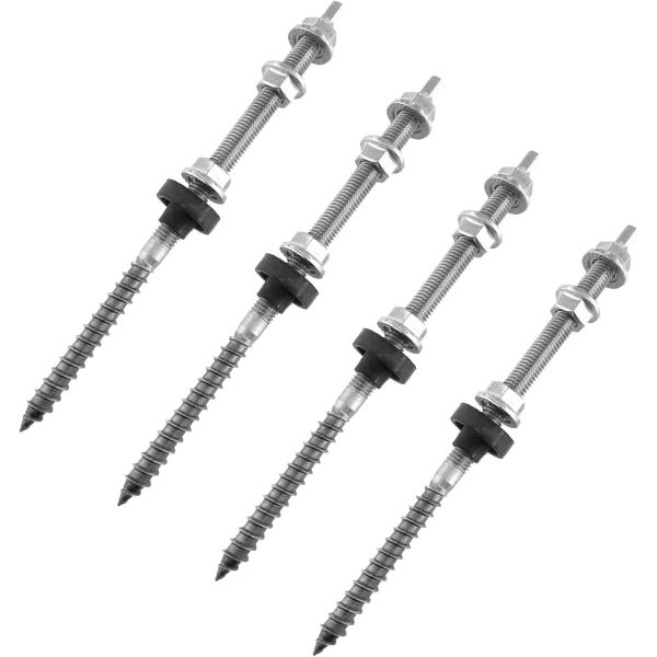 Quality Snow Load 1.4KN/m2 M10*200 Solar Ground Screws with Aluminum Stainless Steel 304 for sale