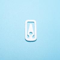 Quality Clear Small Square Plastic Cloth Shirt Clips for sale