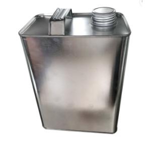 Quality SGS 1 Liter Engine Oil Tin Can 0.21mm Square Metal Tin Containers for sale