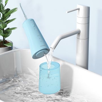 Quality Electric Jet Cordless Water Flosser , 300ml Water Jet Dental Flosser for sale