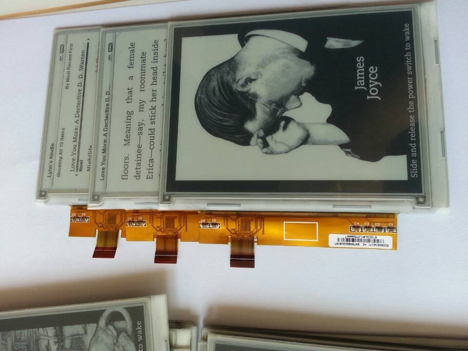 Quality Kindle ED060SC4 6.0 Inch E Ink Display with 800 ×600 SVGA Resolution and 39 Pins for sale