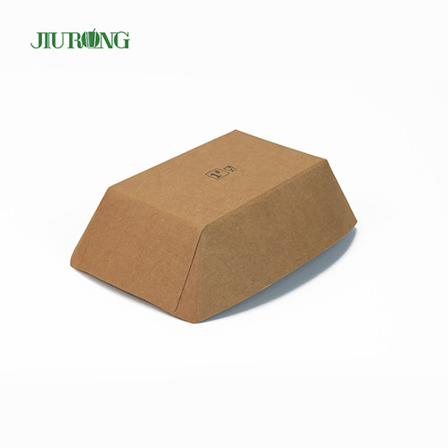 Quality Corrugated Disposable Paper Lunch Boxes Biodegradable Custom LOGO printing ODM for sale