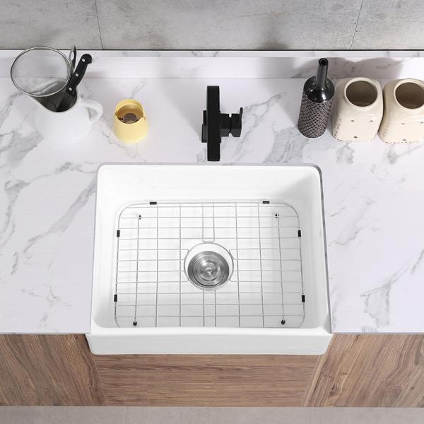 Quality 24 Inch Farmhouse Kitchen Sink Fireclay Undermount Farmhouse Sink for sale