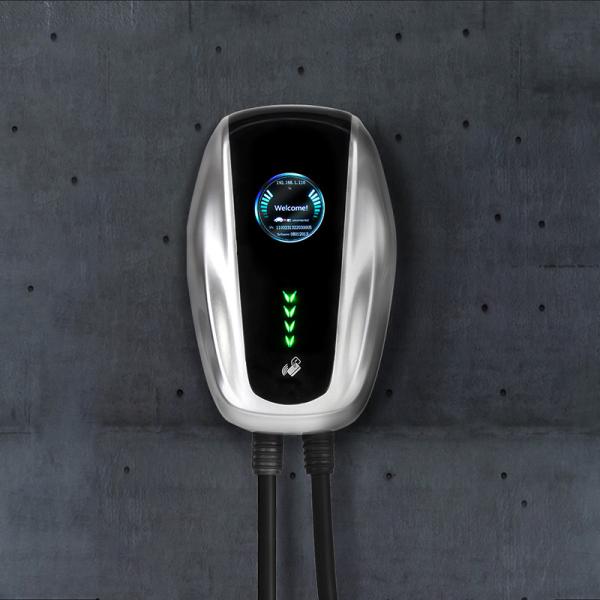 Quality 32A 7kw Wall Mounted EV Charger 5M Type 2 EVSE Wallbox UKCA ROHS for sale