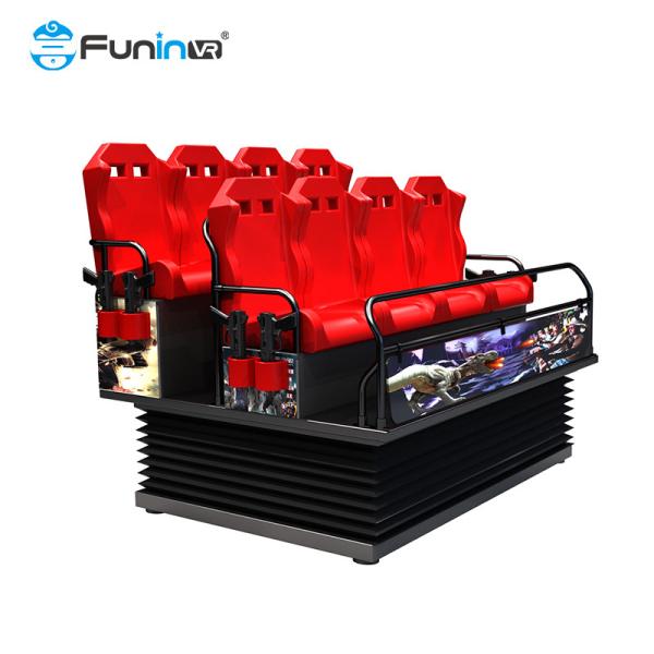 Quality Square Customized 5D Movie Cinema Theatre With 9-48 Seats And Electrical Power for sale