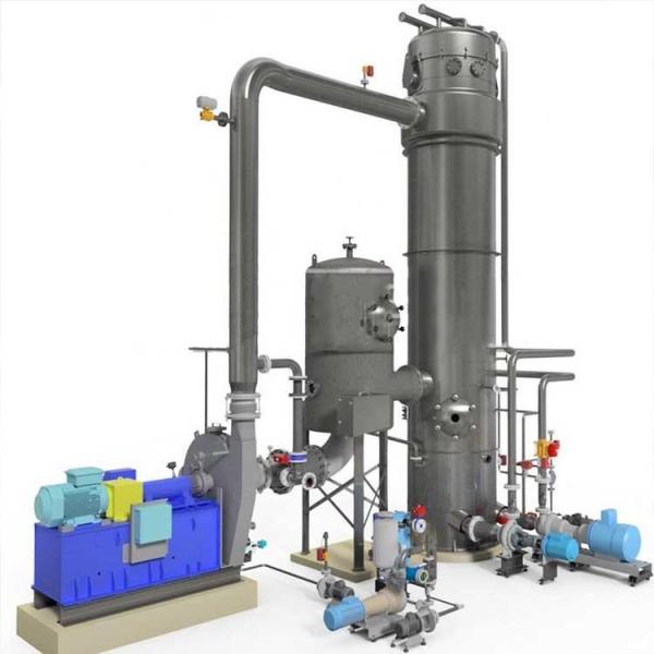 Quality Chemical Effluent water desalination equipment Mvr Steam Compressor Brine Treatment Evaporator With PLC for sale