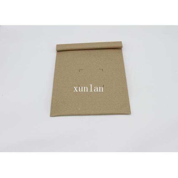 Quality Courier Brown Kraft Paper Bubble Mailers Recyclable With Custom Pringting for sale