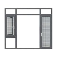 Quality SKATE Original Hardware Aluminum Casement Windows With Steel Screen Mesh for sale