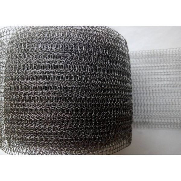 Quality 0.35mm Stainless Steel Knitted Filter Mesh Flattened Type for sale