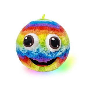 Quality Unisex Acceptable Custom Rainbow Colorful Inflatable Plush Ball for Customizatio for sale