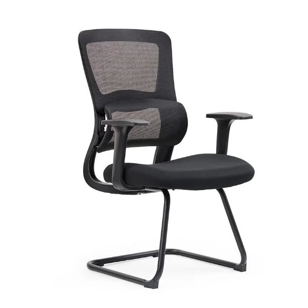 Quality Ergonomic Mesh Back Mid Back Executive Office Computer Chair Staff Mesh Office Chair With Armrest for sale