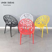 Quality PP Plastic Stackable Dining Room Chairs Modern Leisure Garden 45x48x80cm for sale