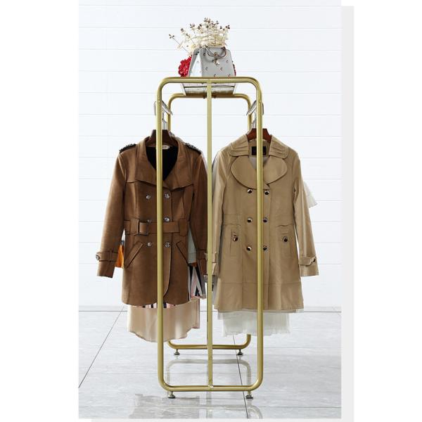 Quality Floor Standing Portable Clothing Display Rack For Boutique Store Rod for sale