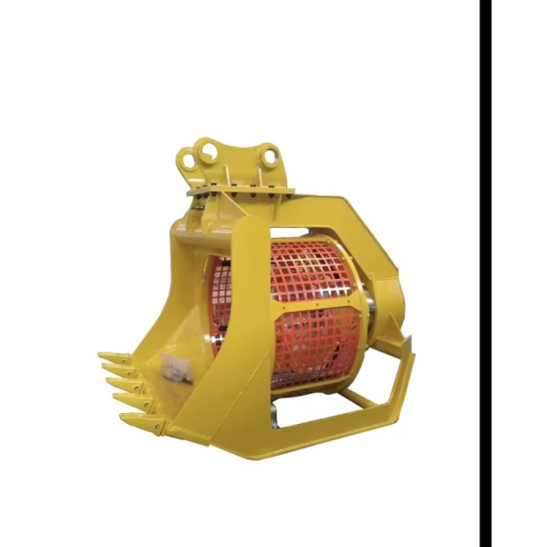 Quality 5-120T Excavator Rotary Screening Bucket Capacity 1.1m3 for sale