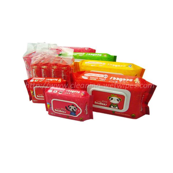 Quality 50gsm Alcohol Free Baby Wipes / Fragrance Free Wet Wipes for sale