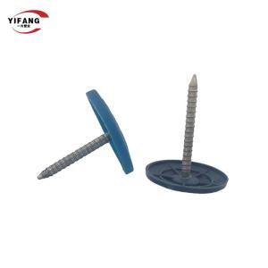 Quality Easy To Install Button Cap Roofing Nails , Plastic Cap Felting Nails ISO for sale