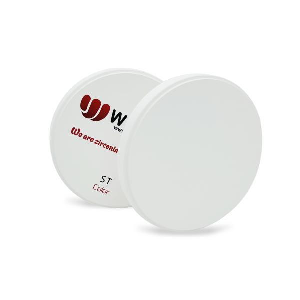 Quality Wecera A1 A2 A3 Pre Shaded Zirconia Blocks CAD CAM Materials 1100Mpa Strength for sale