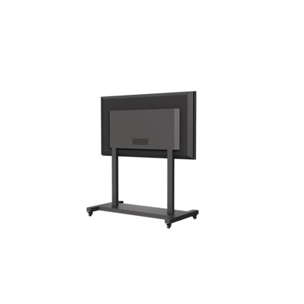 Quality Heavy Duty Height Adjustable Steel TV Trolley Stand Vesa 600 X 900Mm for sale