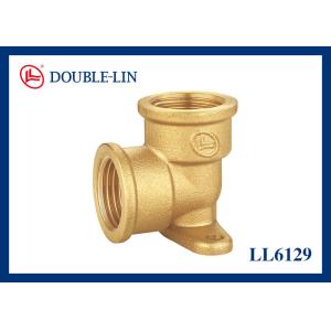 Quality 1/2 " To 1 " Female X Female Brass Wall-plated Elbow for sale