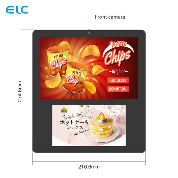 Quality OEM RK3568 Dual Screen Digital Signage , Capacitive Touch Screen RJ45 POE for sale