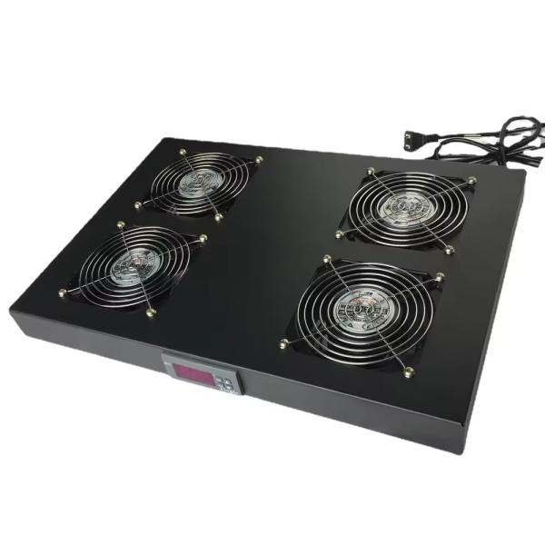Quality Rack Mounted 2 Cooling Fan 4 Fan Unit Network Cabinet for sale