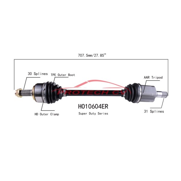 Quality Honda Crosstour Front Left CV Axle Shaft Assembly 3.5L Axle Shaft Assembly for sale