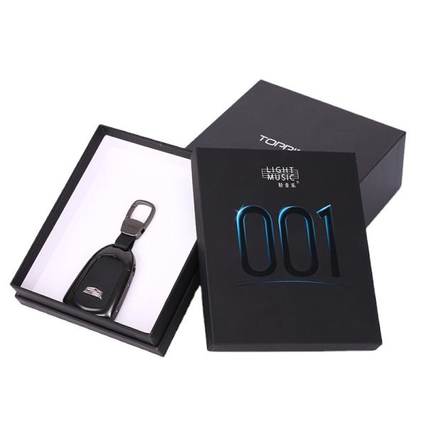 Quality Luxury Exquisit Rectangle Black Matte Men Gift Boxes Lid And Base for sale