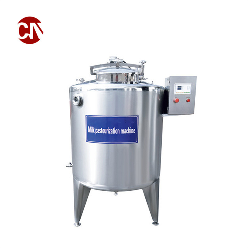 Steam 500 Litre Batch High Pressure Ice Cream Tank Milk Beer Water Pasteurization Equipment