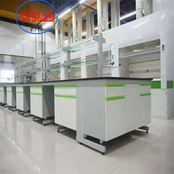 Quality Steel Wood Chemistry Lab Workbench Practical Multipurpose For Hospital for sale