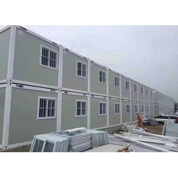 Quality Aluminum Window 40HC Office Flat Pack Container Building for sale