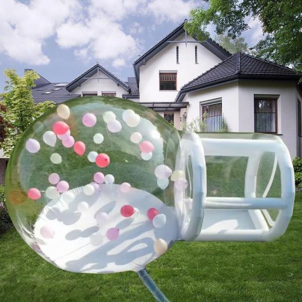 Quality Customized Color Inflatable Bubble House with PVC Material and Durable Design for sale